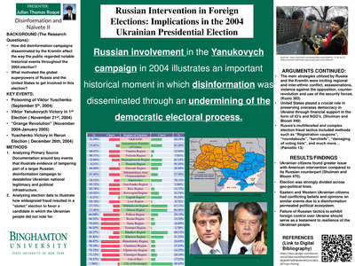 "Russian Intervention in Foreign Elections: Implications in the 2004 Uk ...