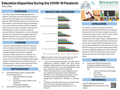 "Education Disparities During the COVID-19 Pandemic" by Tracy Shek
