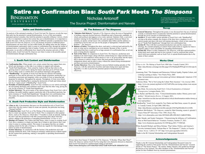 "Satire As Confirmation Bias: South Park Meets The Simpsons" by ...