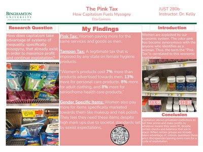"The Pink Tax: The Widespread Impact of Capitalism" by Ella Connors