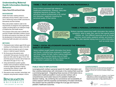 "Understanding Maternal Health Information-Seeking Behavior" by Inijesu ...