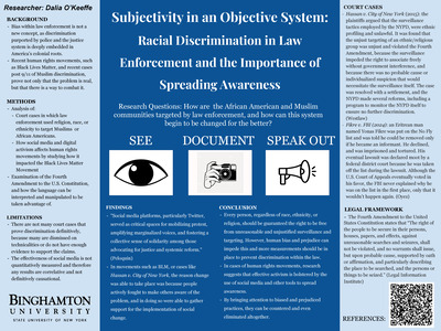 "Racial Discrimination in Law Enforcement and the Importance of Spreadi ...